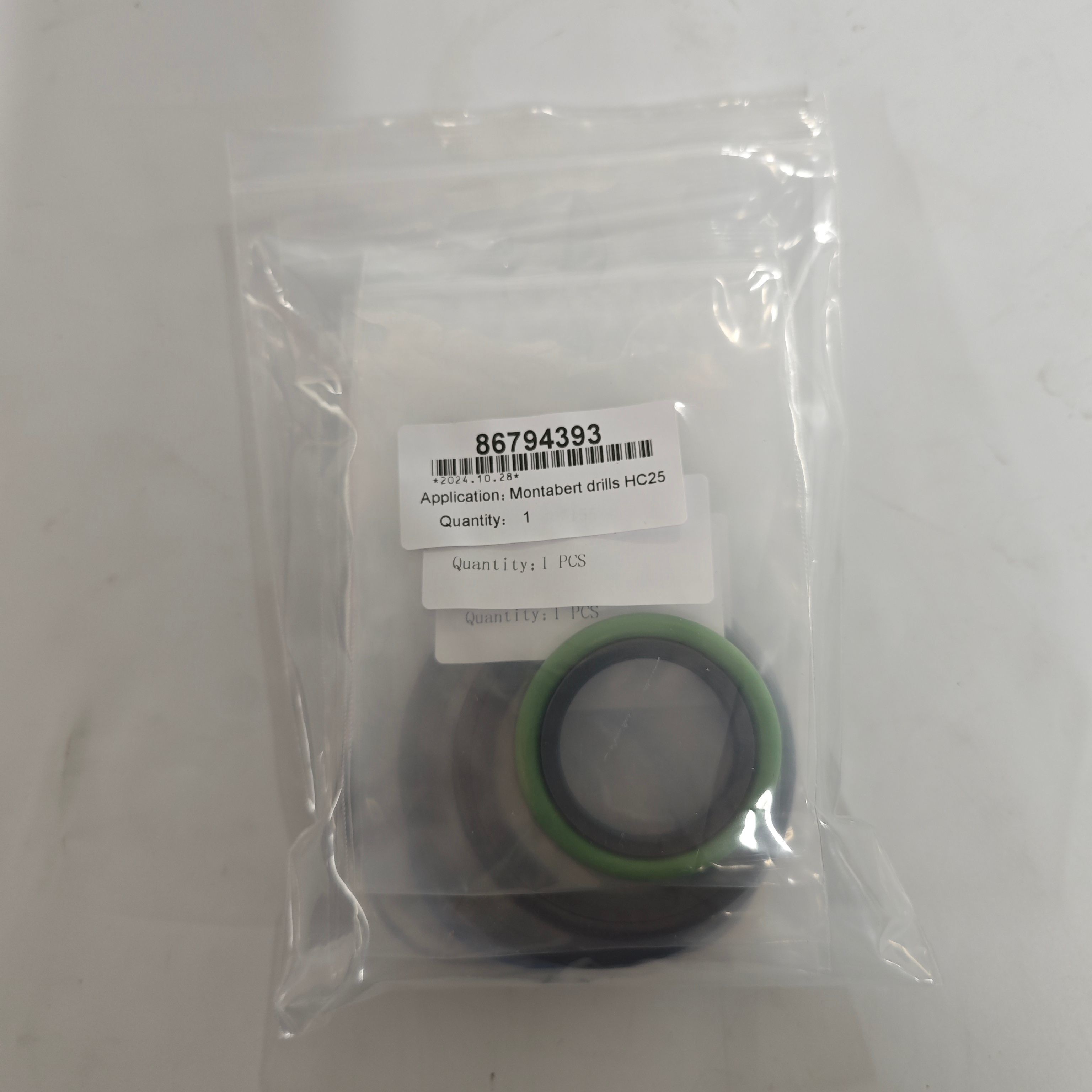 Repair kit for Montabert HC25 rock drill, part number 86794393