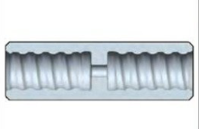 T45 Threaded Full Bridge Pipe Sleeve Coupling 220mm Connecting Top Hammer